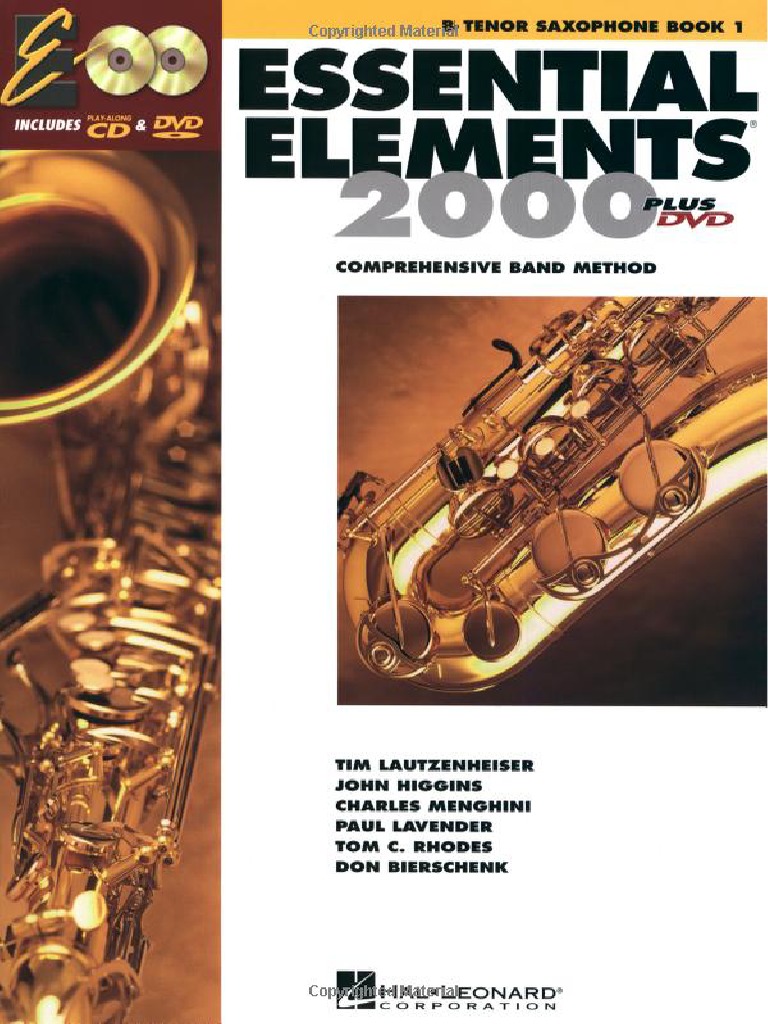 Essential Elements Saxophone Tenor PDF | PDF
