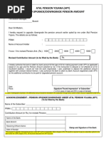 Atal Pension Yojana (Apy) - Subscriber Registration Form | PDF ...