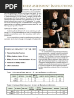 ACFT Instructions ATP 7-22.01 | PDF | Strength Training | Physical Fitness