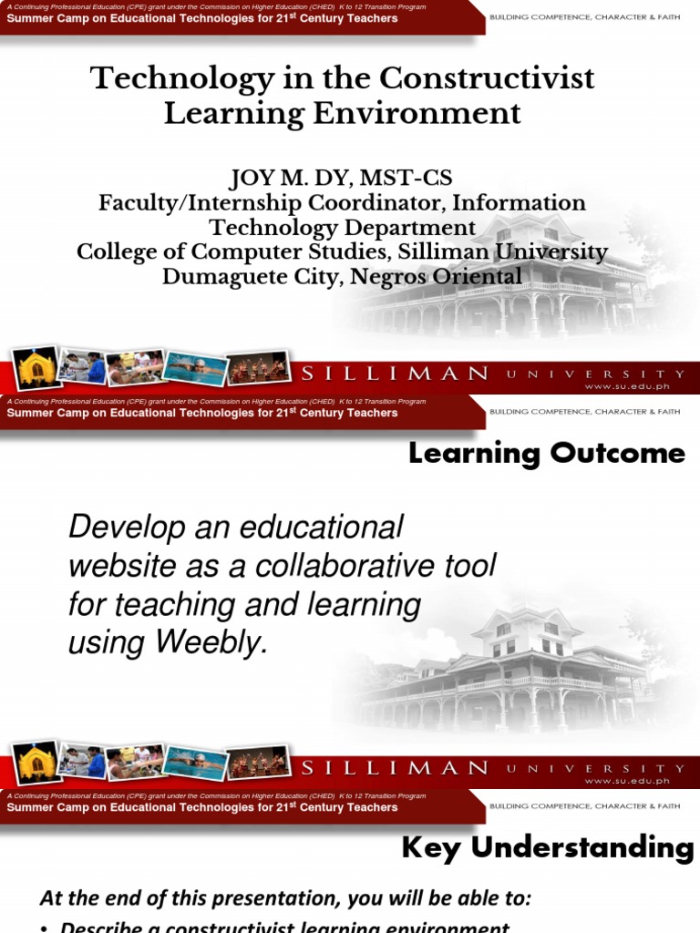 Technology In The Constructivist Learning Environment Pdf