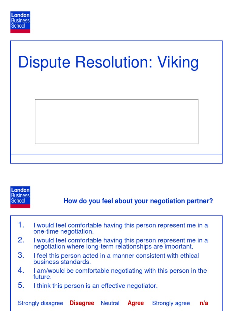 Viking Investment Negotiation