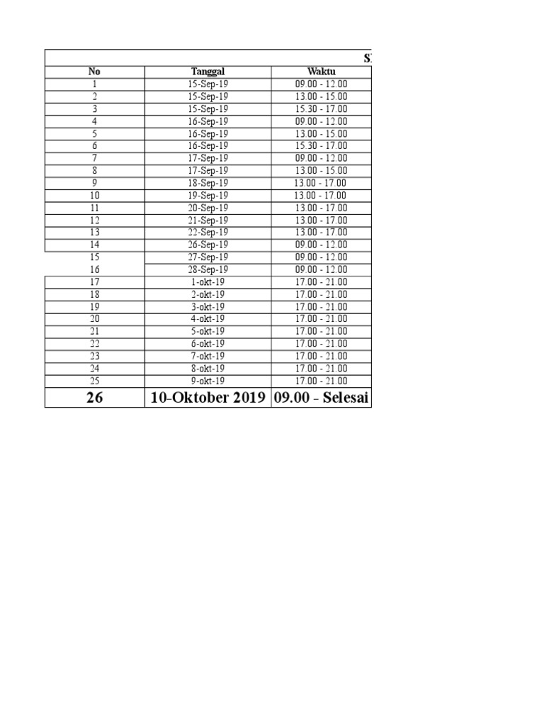 Silabus Training | PDF