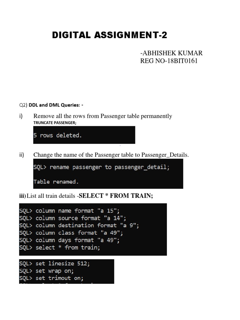 Abhishek | PDF | Information Technology | Sql