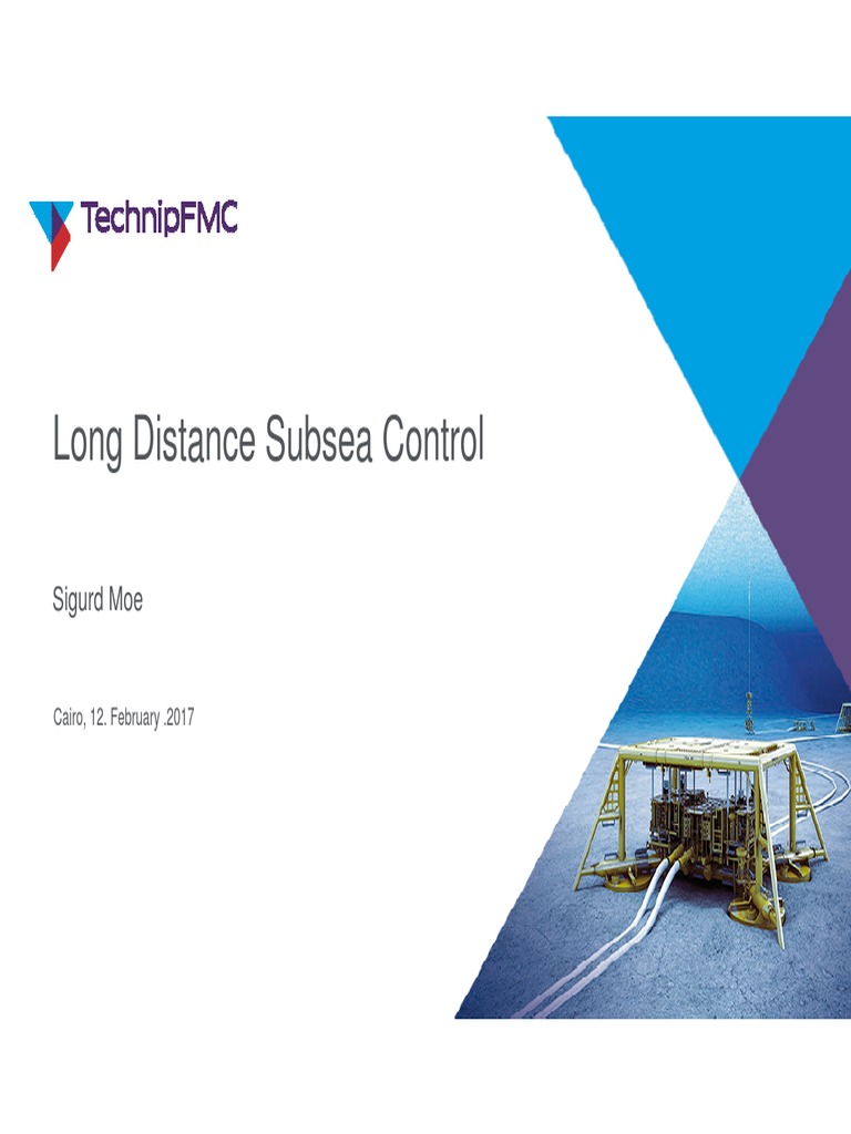 Long Distance Subsea Control Systems | PDF | Electric Power ...