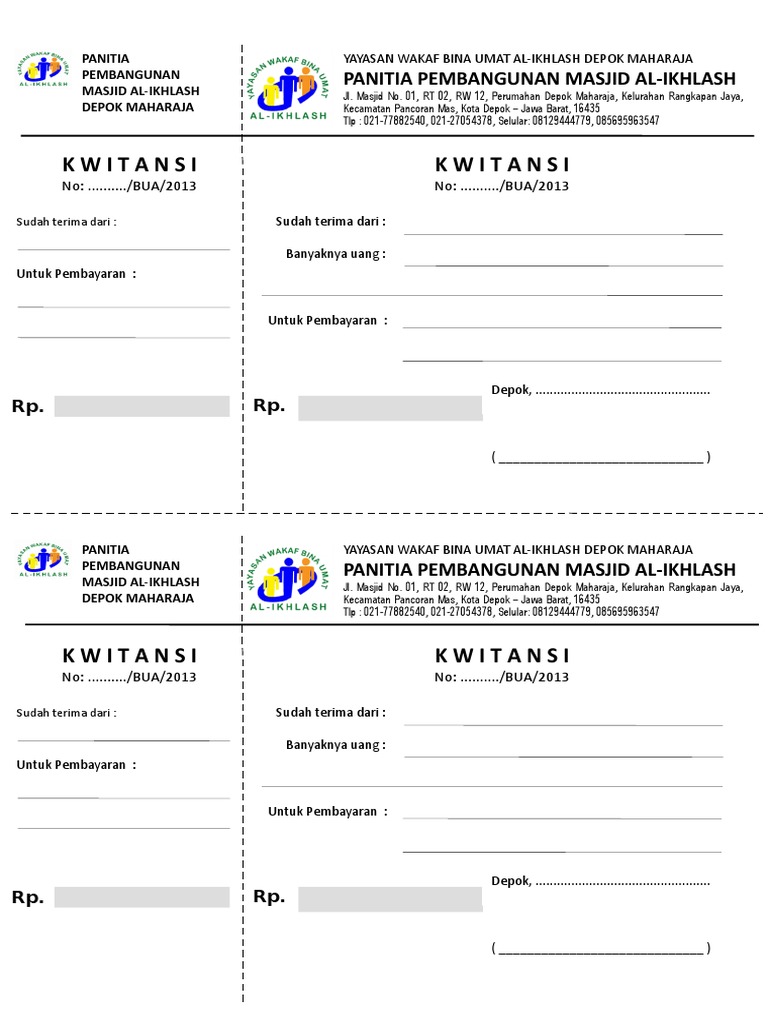 Kwitansi | PDF