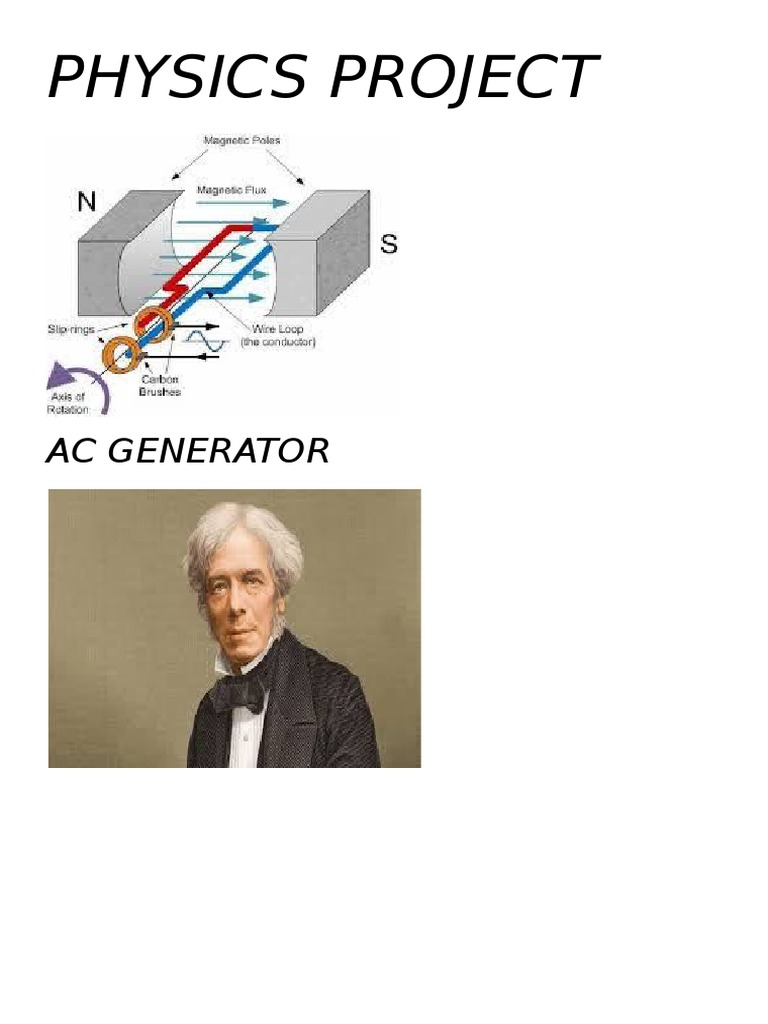 Ac Generator | PDF | Electromagnetic Induction | Electric Generator