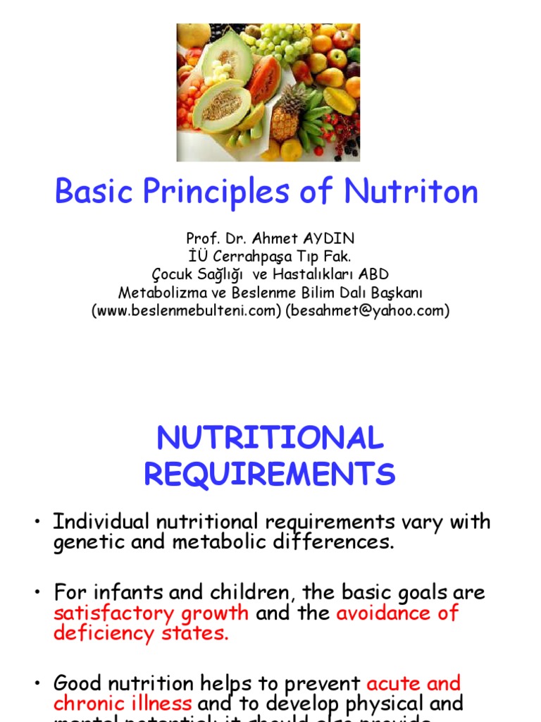 Basic Principles of Nutriton | PDF | Antioxidant | Omega 3 Fatty Acid