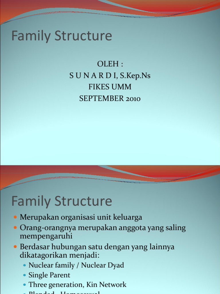 Family Structure | PDF