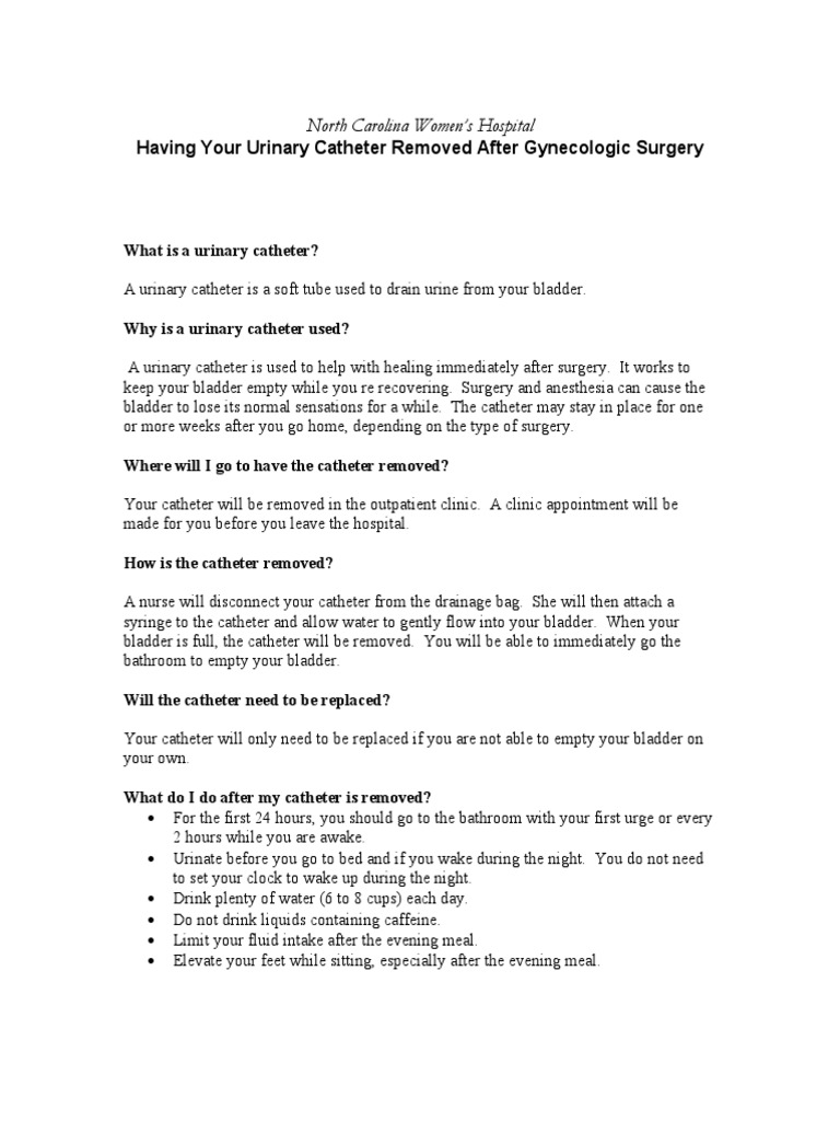 Bladder Training After Foleyrevision | PDF | Urinary Bladder | Urination