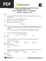Junior Maths Olympiad 2025 Paper | PDF | Elementary Mathematics ...