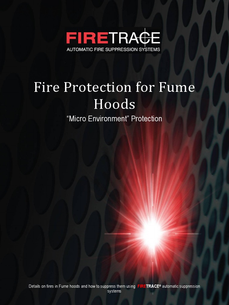 Firetrace - Fume Hoods | PDF | Valve | Fires