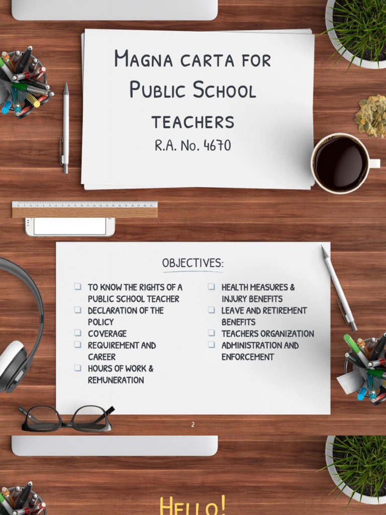 MAGNA CARTA for PUBLIC SCHOOL TEACHERS -updated.pptx | Salary | Retirement