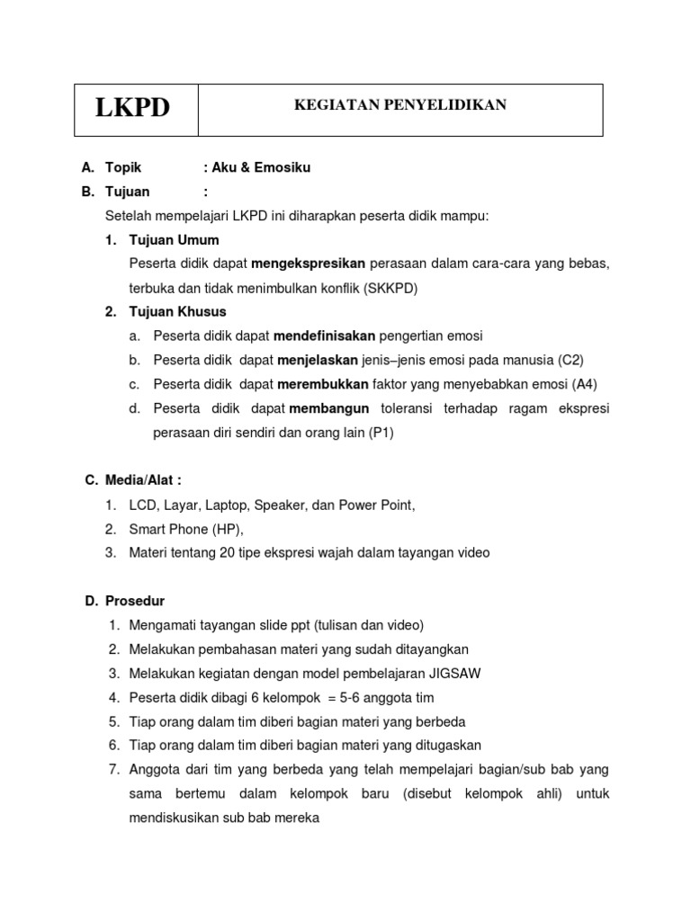 Tugas 1.4. Praktik LKPD - Raxel Biondi - Hanna Diane Rizki Caesaria | PDF