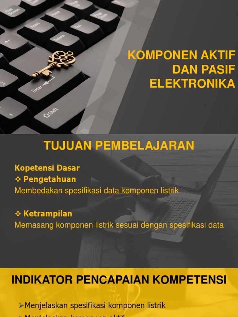 Komponen Aktif Dan Pasif Elektronika | PDF