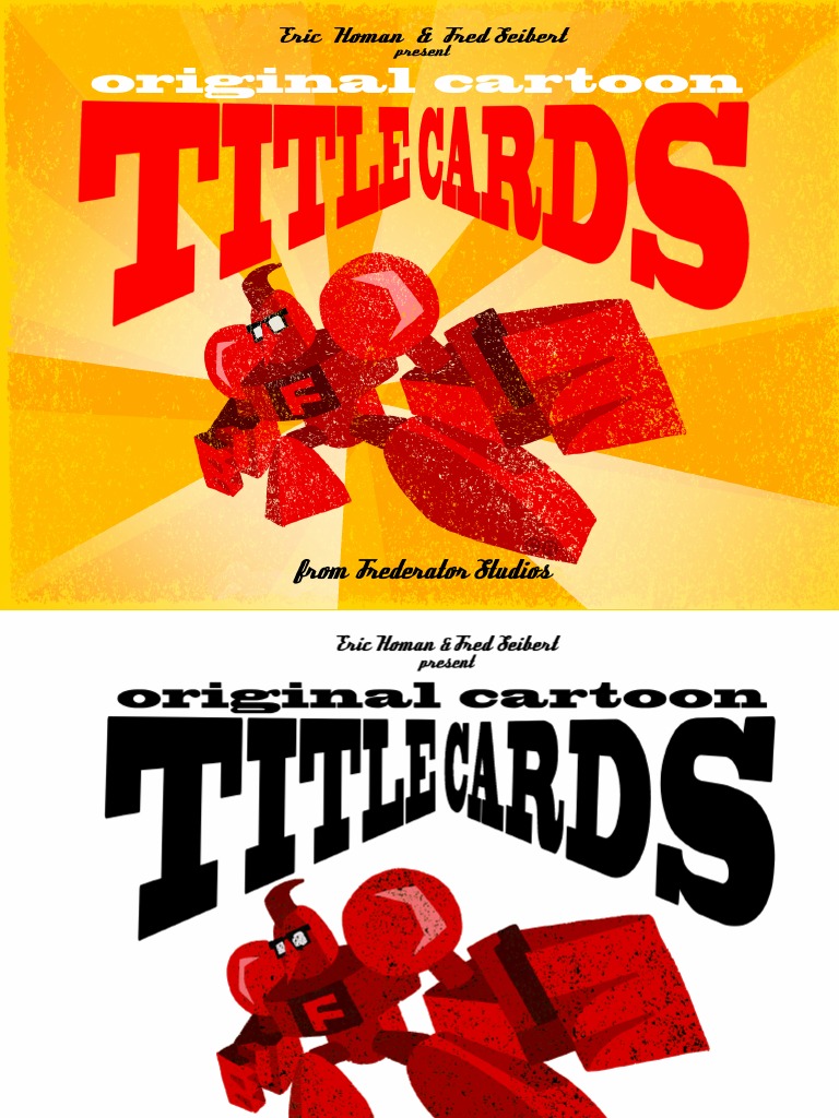 Original Cartoon Title Cards From Frederator Studios | PDF | North ...