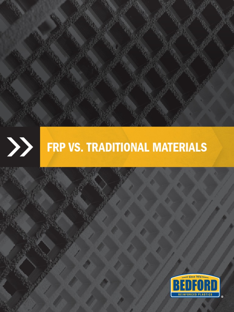 FRP Vs Traditional Materials | PDF | Fibre Reinforced Plastic | Corrosion