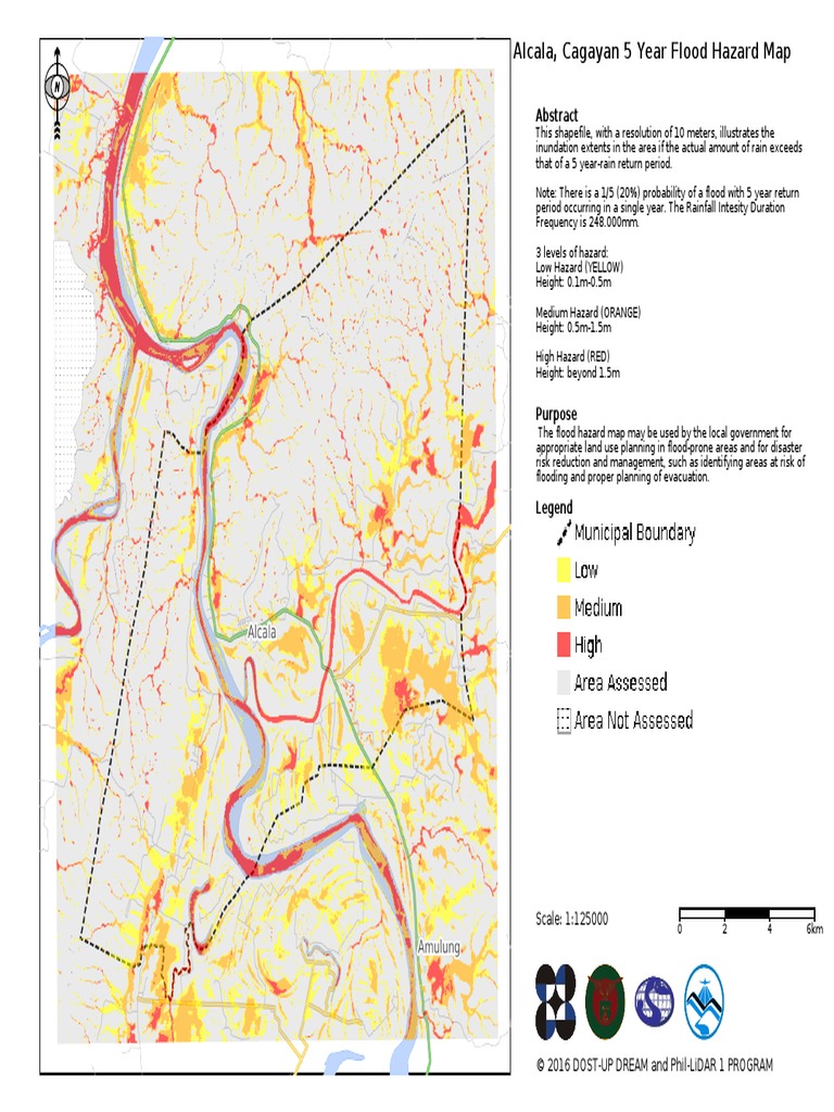 Alcala Cagayan 5 Year Flood Hazard Map | PDF | Flood | Hazards