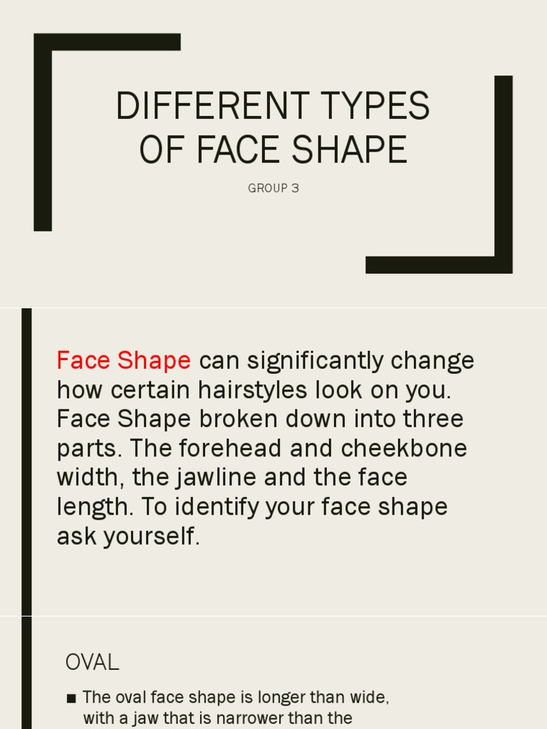 Types of Face Shapes Explained | PDF | Hairstyle | Clothing