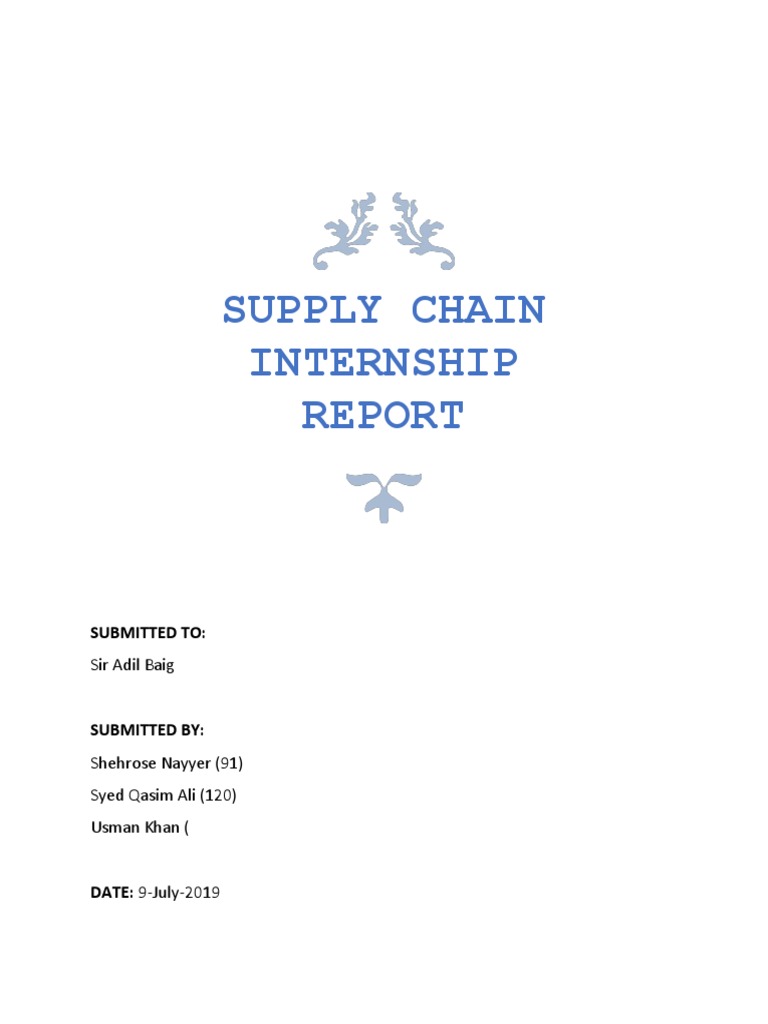 Internee Report (PEL) | PDF | Letter Of Credit | Supply Chain