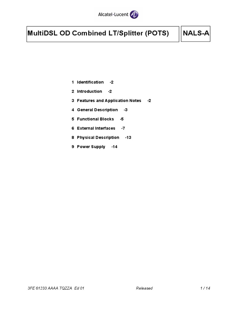 NALS | PDF | Hertz | Direct Current