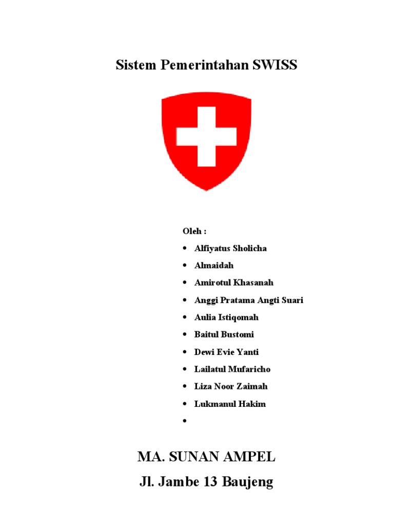 Sistem Pemerintahan dan Demokrasi Swiss | PDF