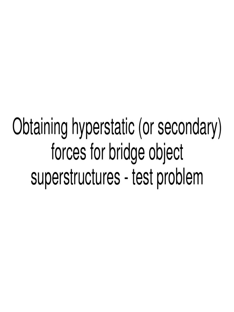 Secondary Forces in Box Girders For Conti | PDF | Prestressed Concrete ...