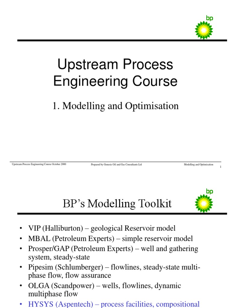 HYSYS in Upstream Process Modelling | PDF | Petroleum Reservoir ...