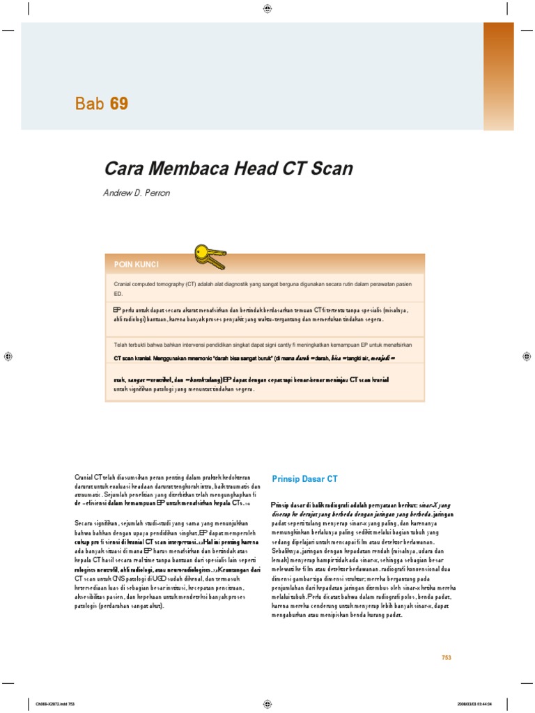 Baca CT Scan DF | PDF