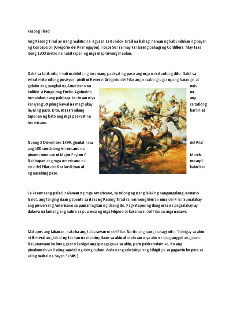 Pásong Tírad | PDF