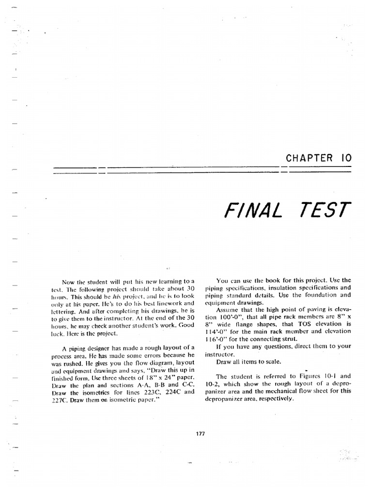 Process Piping Drafting - 3 | PDF