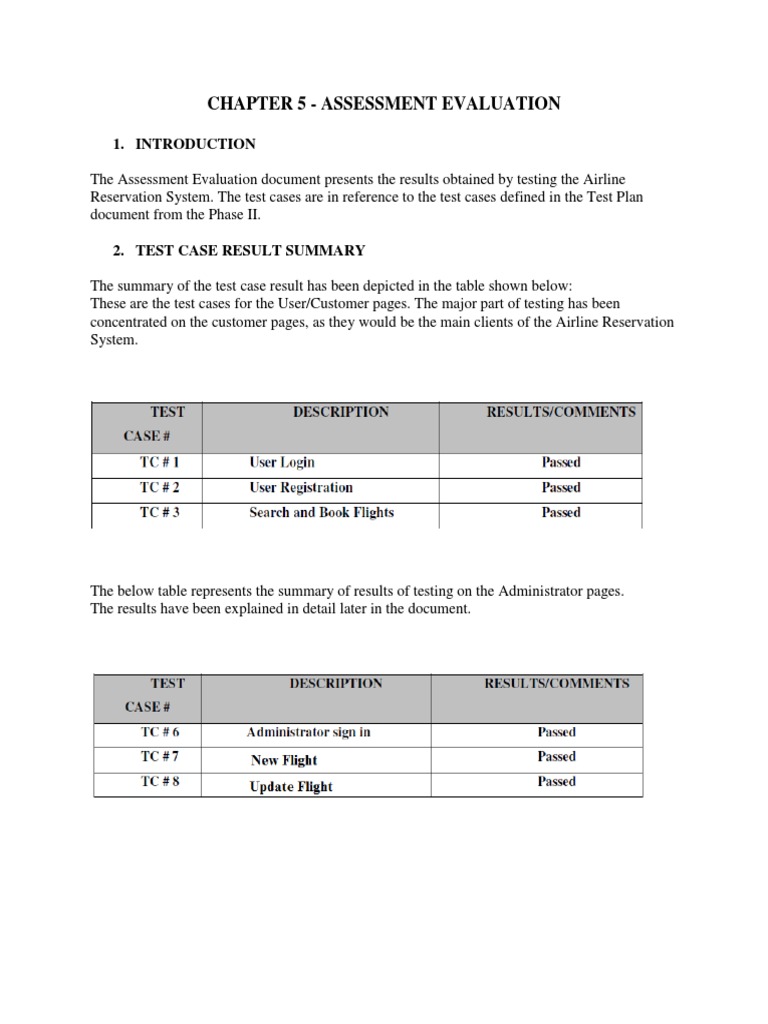Chapter 5 - Assessment Evaluation | Download Free PDF | Software ...