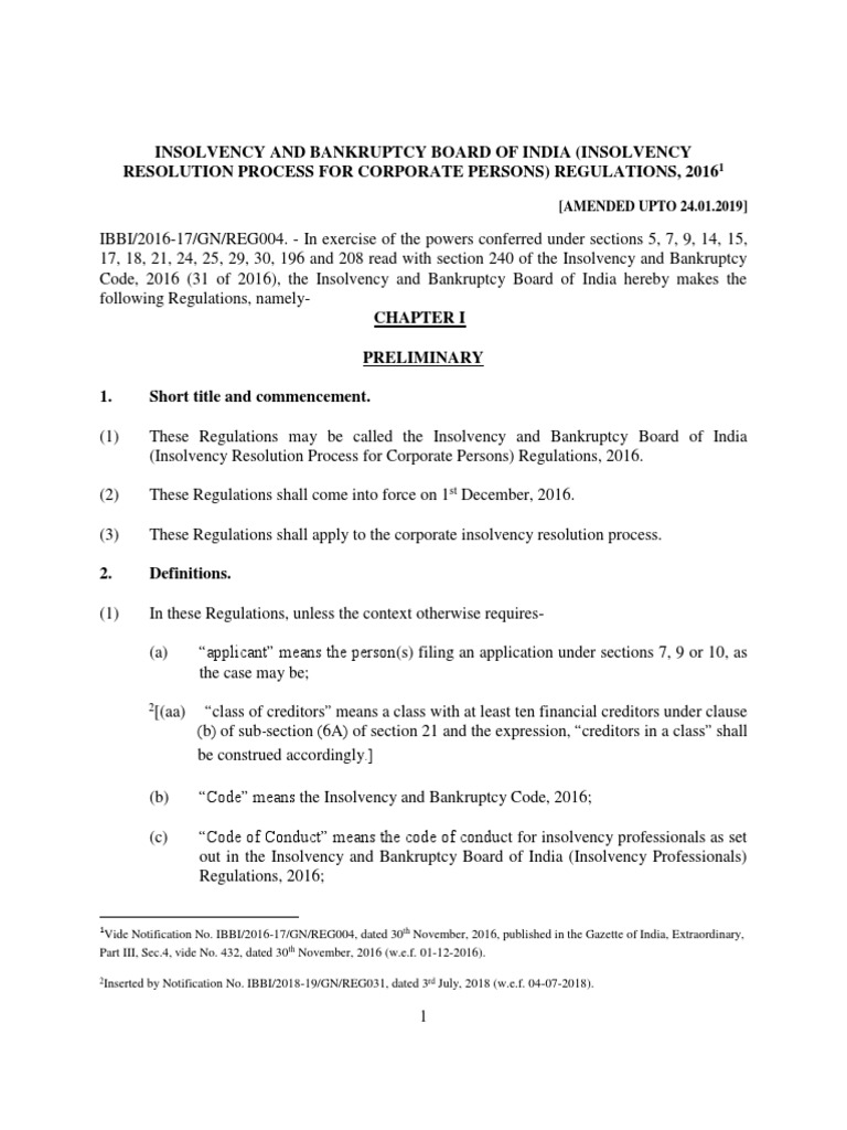 Cirp Ibc | PDF | Bankruptcy | Quorum