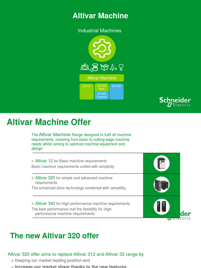 Altivar 320 Catalogue Overview | PDF | Machines | Electric Motor