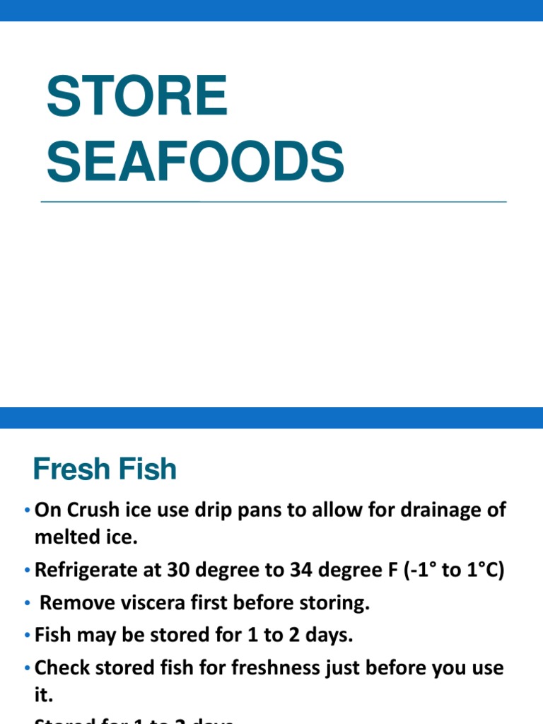 Store SeaFoods | PDF