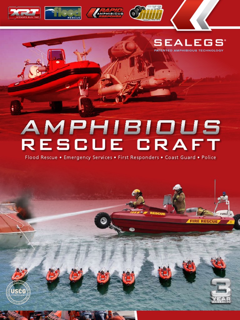 Sealegs 6.1m: Advanced Rescue Craft | PDF | Coast Guard | Sea