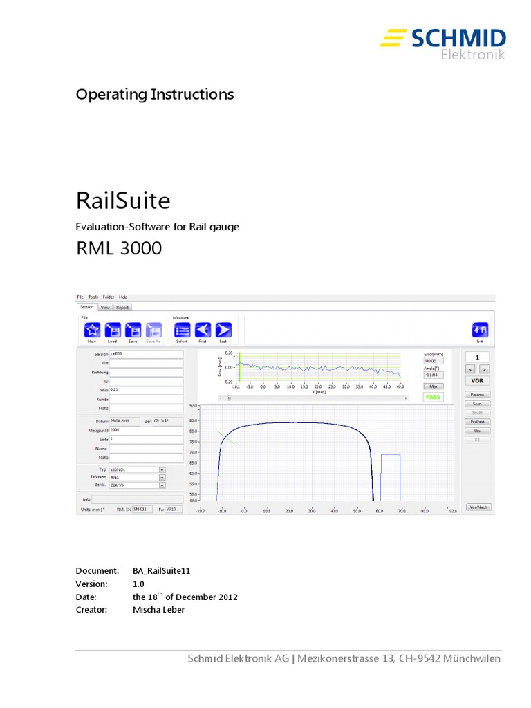 Operating Instructions RailSuite | PDF | Microsoft Windows | Microsoft ...