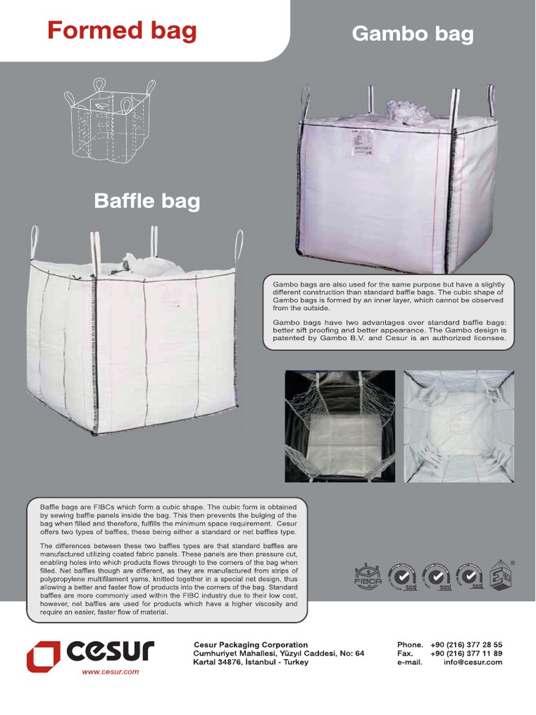Formed Bag | PDF