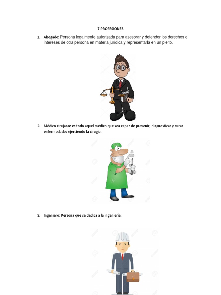 7 PROFESIONES y Oficios | PDF | Ingeniería | Science