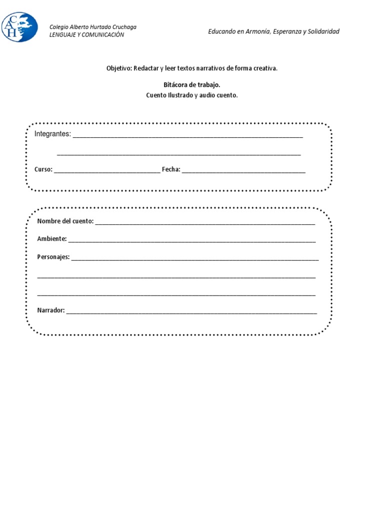 Bitácora Cuento. | PDF | Cuentos | Narrativa