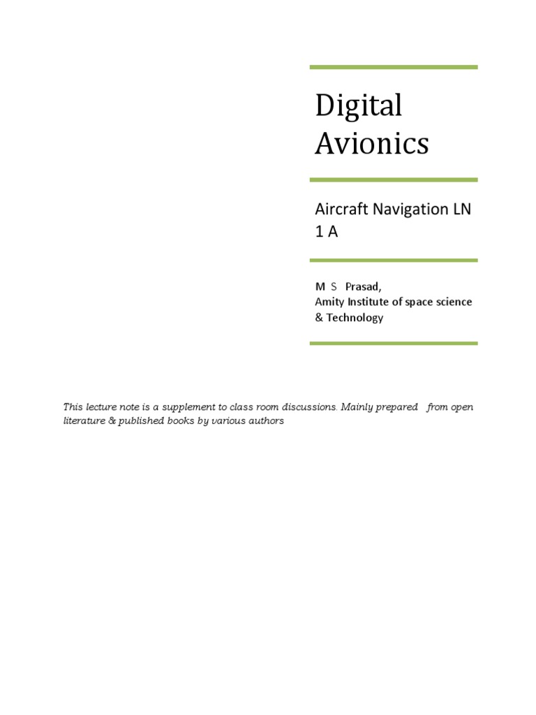 Aircraft Navigation LN | Download Free PDF | Airspeed | Navigation