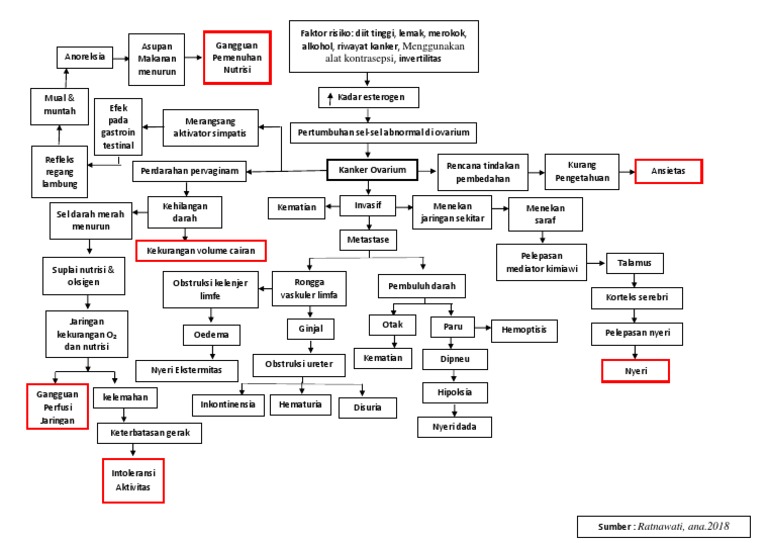 Faktor Risiko dan Patofisiologi Kanker Ovarium | PDF