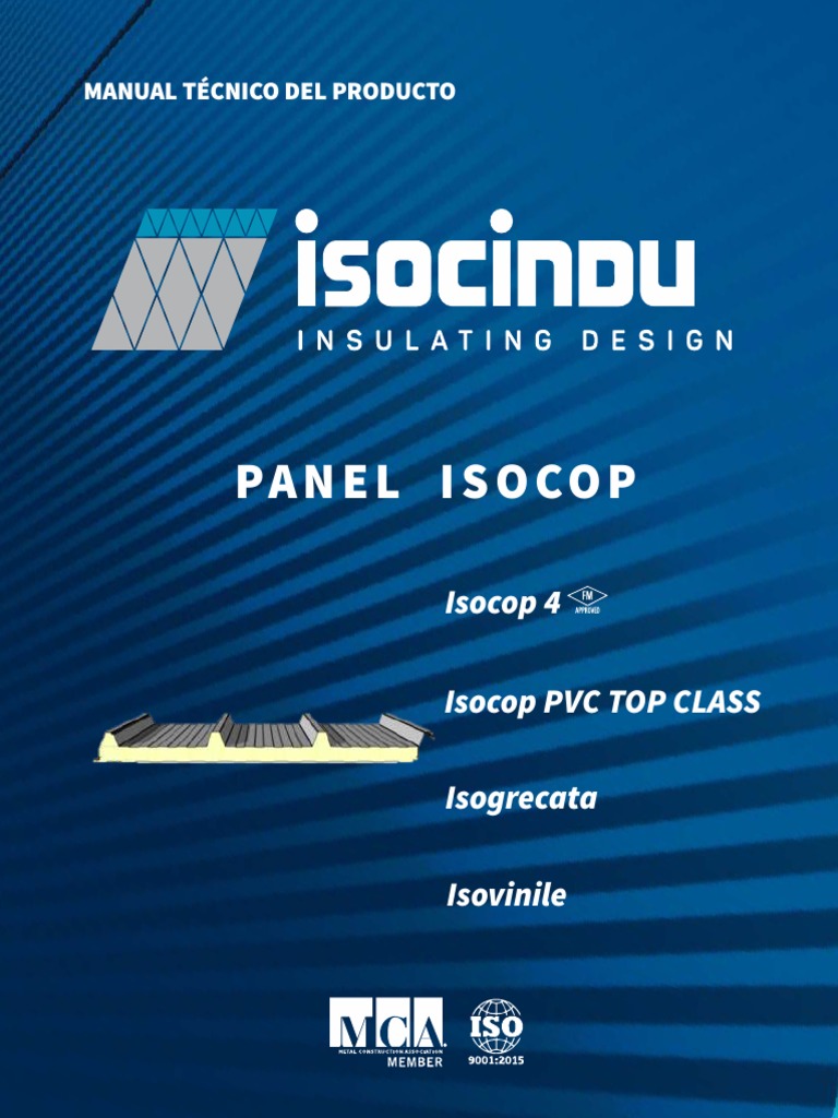 Informacion Tecnica Isocop 01 052019 Mex | PDF | Aislamiento térmico | Aluminio