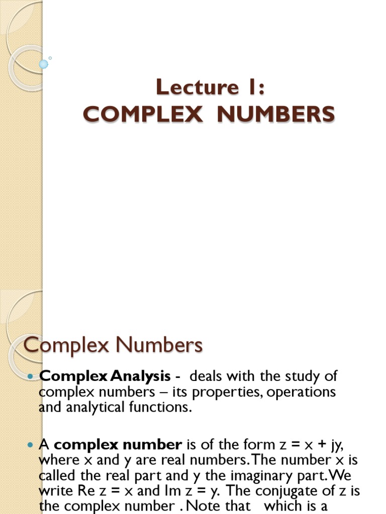 Introduction to Complex Numbers | PDF | Trigonometric Functions | Sine