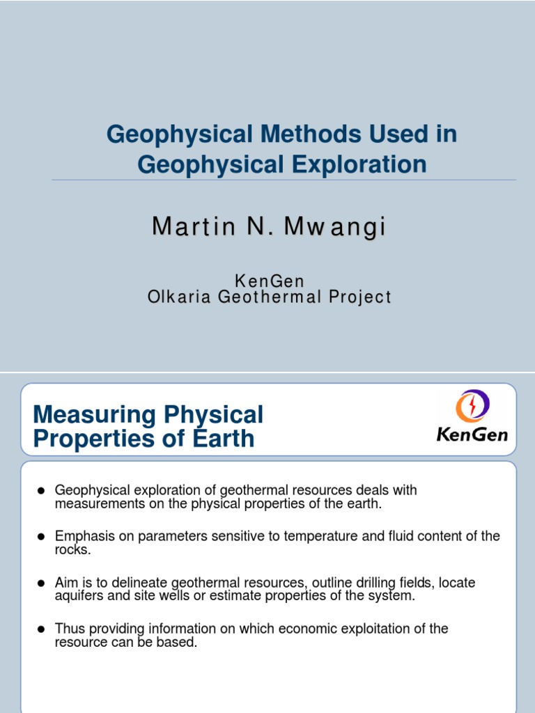 3 Geophysical Methods | PDF | Geophysics | Heat Transfer