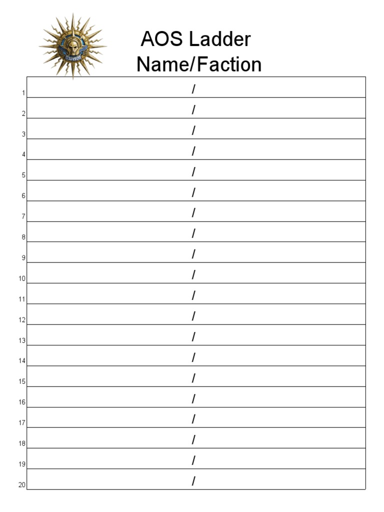 AOS Ladder Rankings Overview | PDF