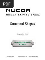 Nucor Steel Structural Products Guide | PDF | Weight | Civil Engineering