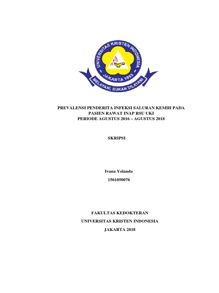 Bab 1-5 Skripsi+spss | PDF | Kesehatan Holistik | Sains & Matematika
