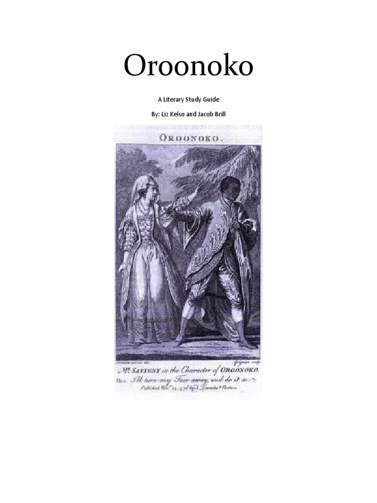 Oroonoko Study Guideor | PDF | Aphra Behn