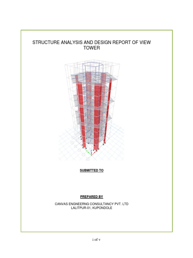 View Tower Report | PDF | Structural Load | Strength Of Materials
