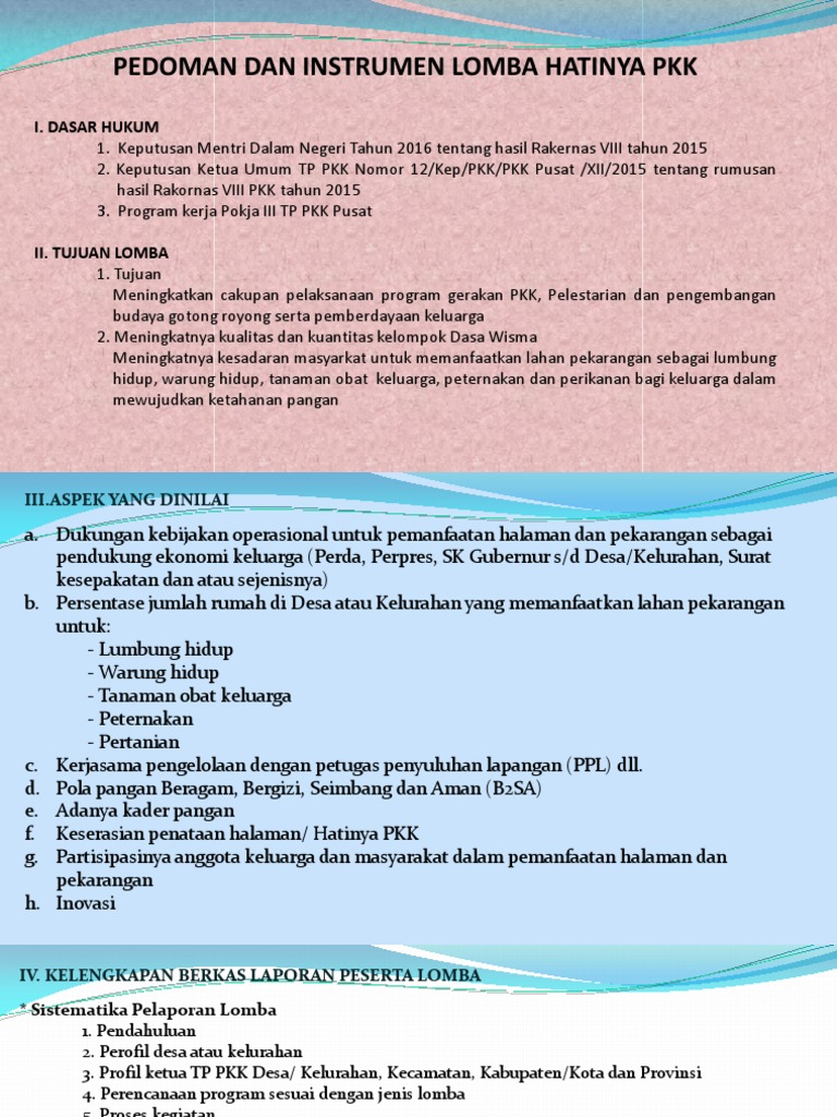 Lomba Hatinya PKK PDF | PDF